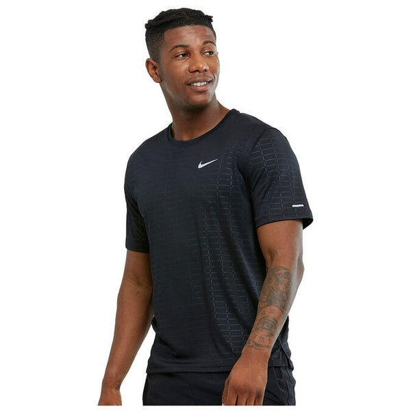 Nike Mens Run Division Miler Emboss Tee - SPORTFIRST ELTHAM