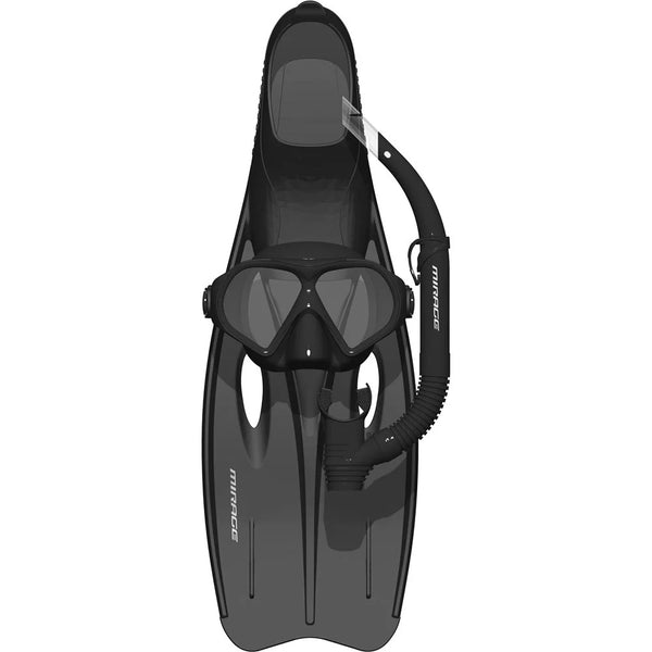 Mirage Challenger Silicone Adult Mask Snorkel Fin Set - SPORTFIRST ELTHAM