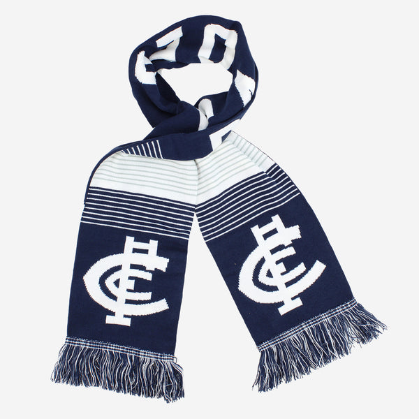 AFL Carlton Linebreak Scarf - SPORTFIRST ELTHAM